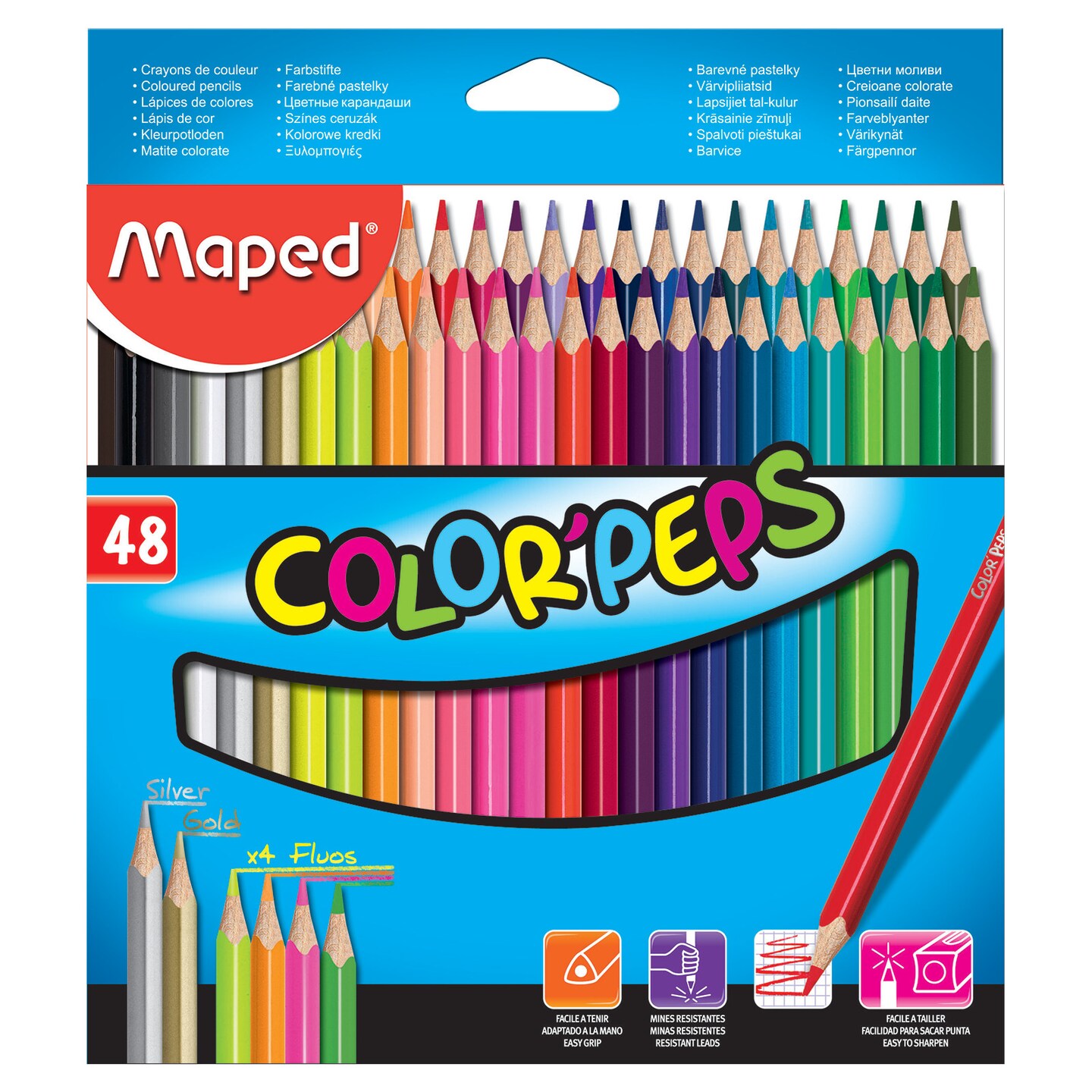 Maped Color'Peps Colored Pencil Set, 48-Pencils | Michaels