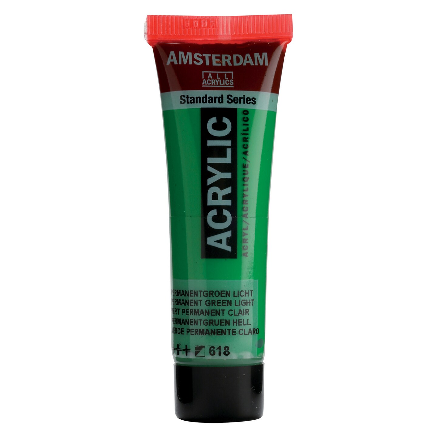 Amsterdam Standard Series Acrylic Paint, 20ml, Permanent Green Light ...