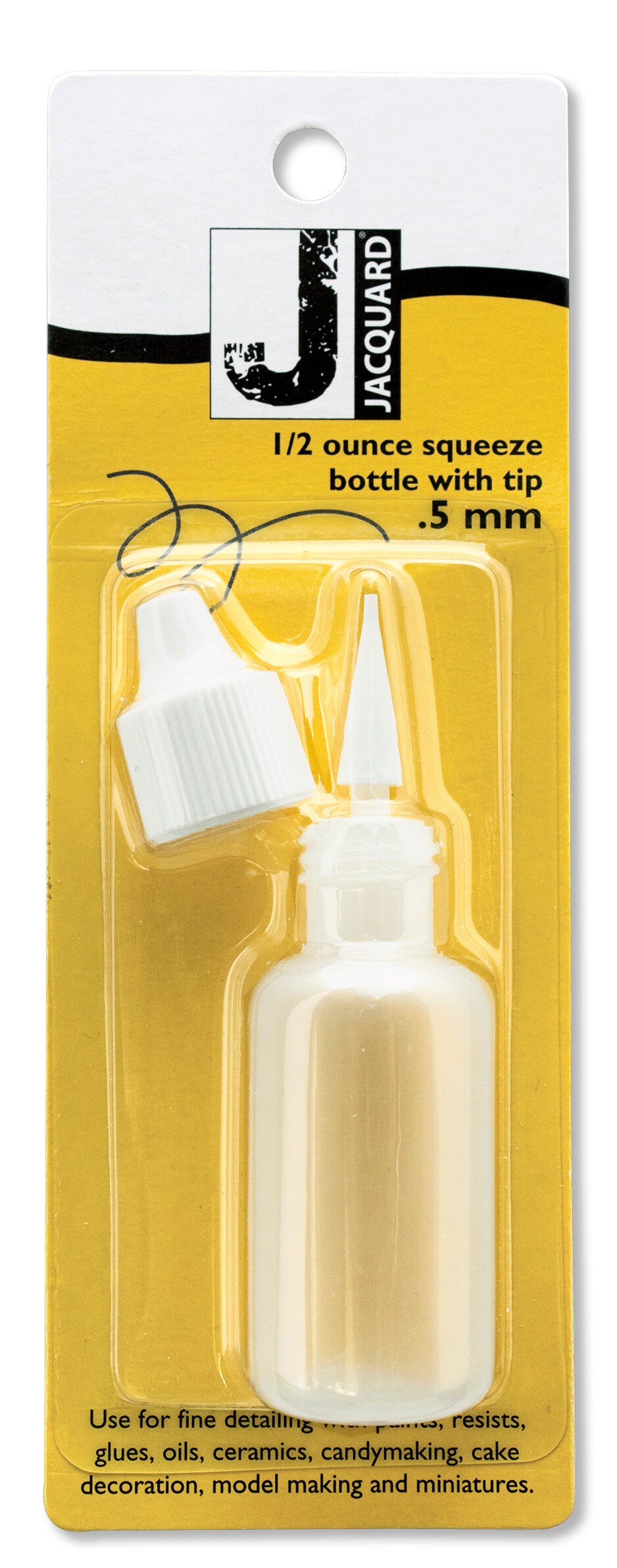 Jacquard Small Applicator Bottle, 1/2 fl. oz. Plastic Tip, .5mm | Michaels