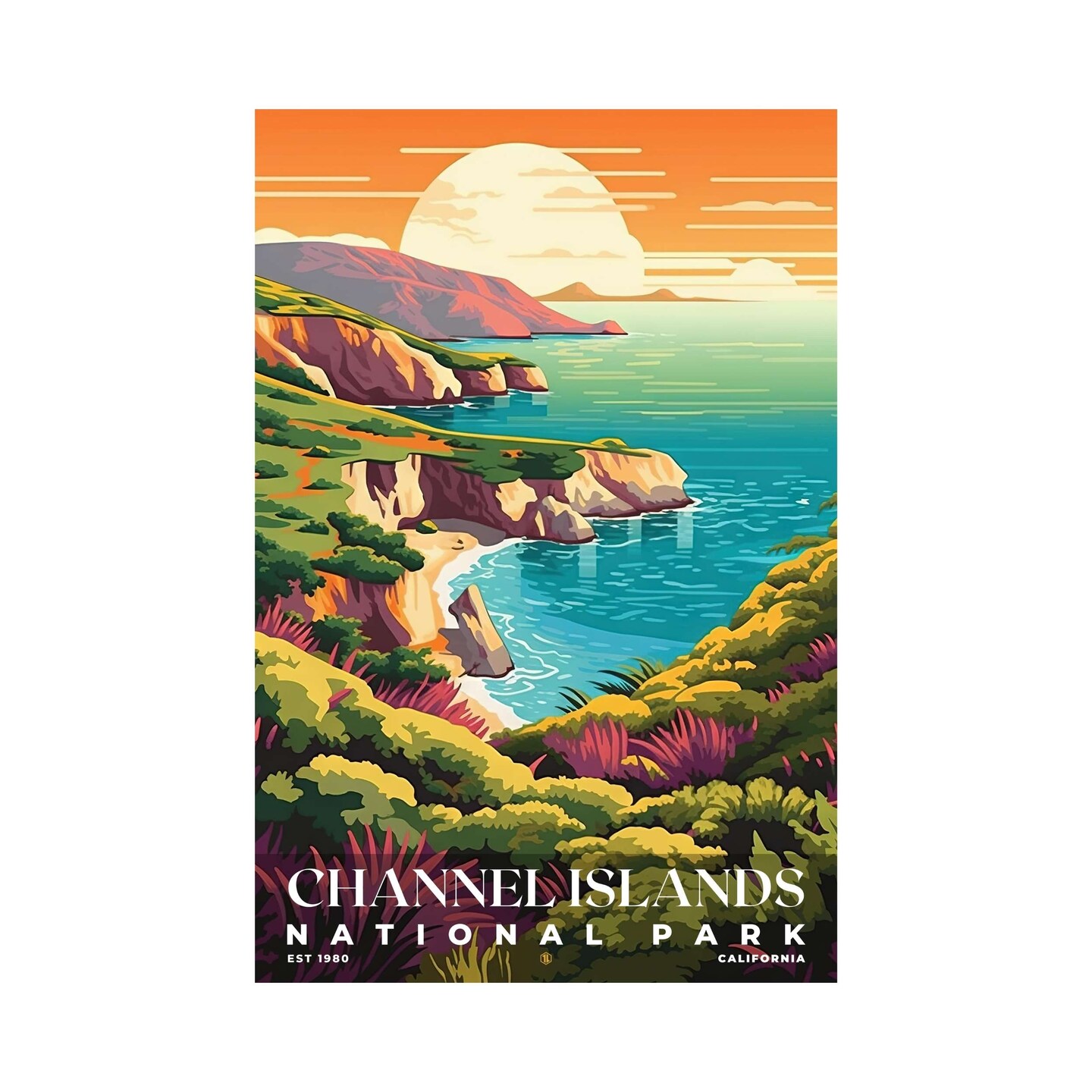 Channel Islands National Park Poster, Travel Art, Office Poster, Home ...