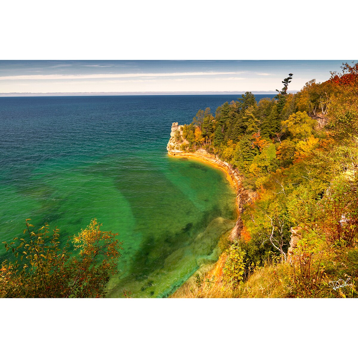 Miners Castle Pictured Rocks National Lakeshore Color Photograph Print ...