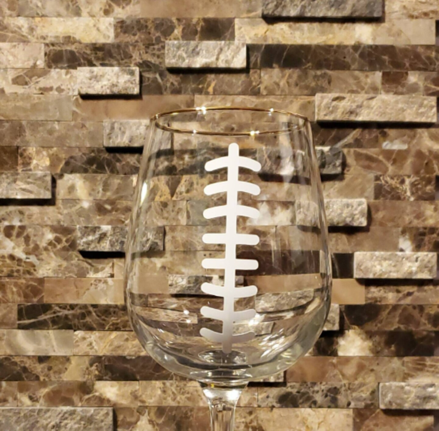 DIY Football Glass - Mug Decals for your Sunday Football Game Party or ...