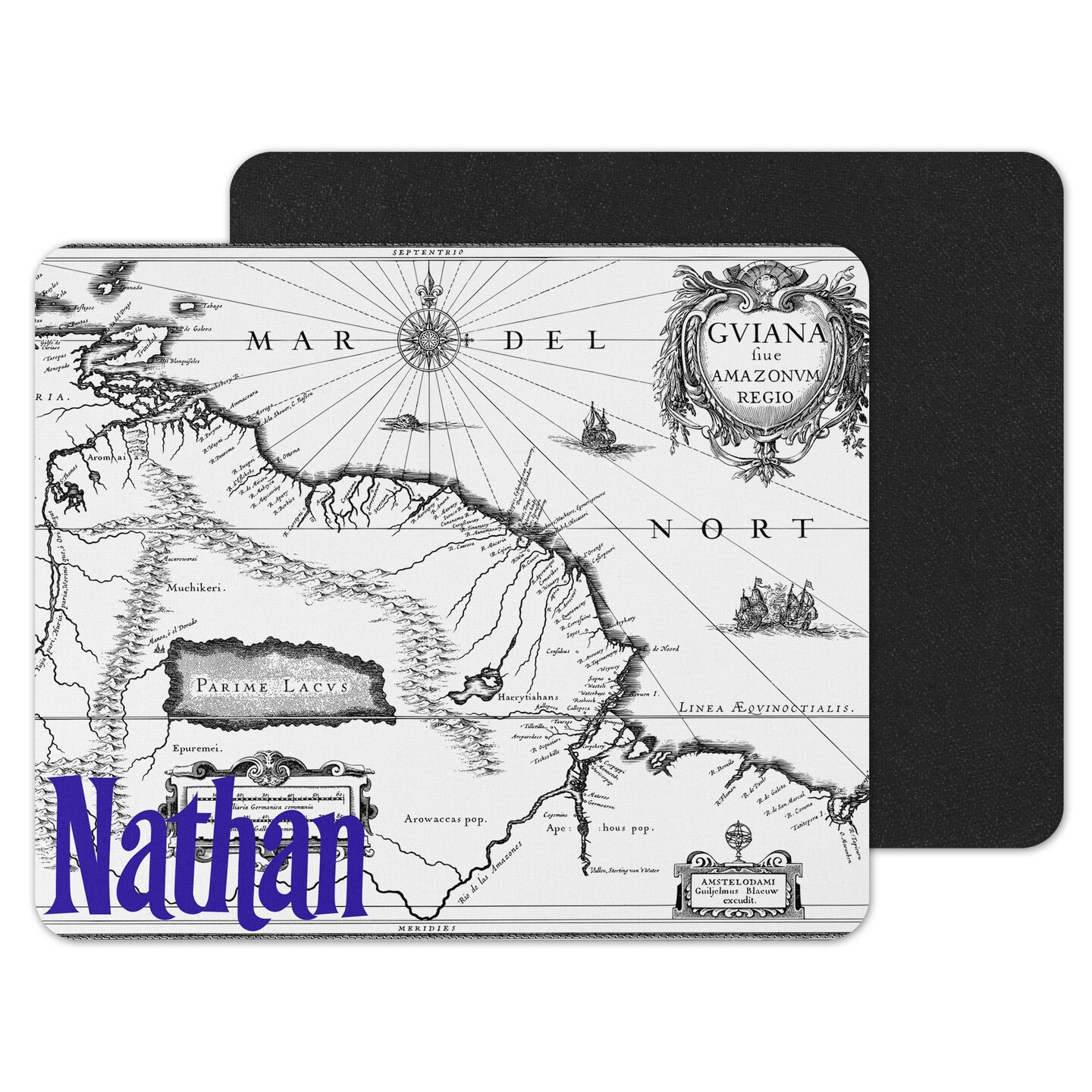 Vintage Map Custom Personalized Mouse Pad | MakerPlace by Michaels
