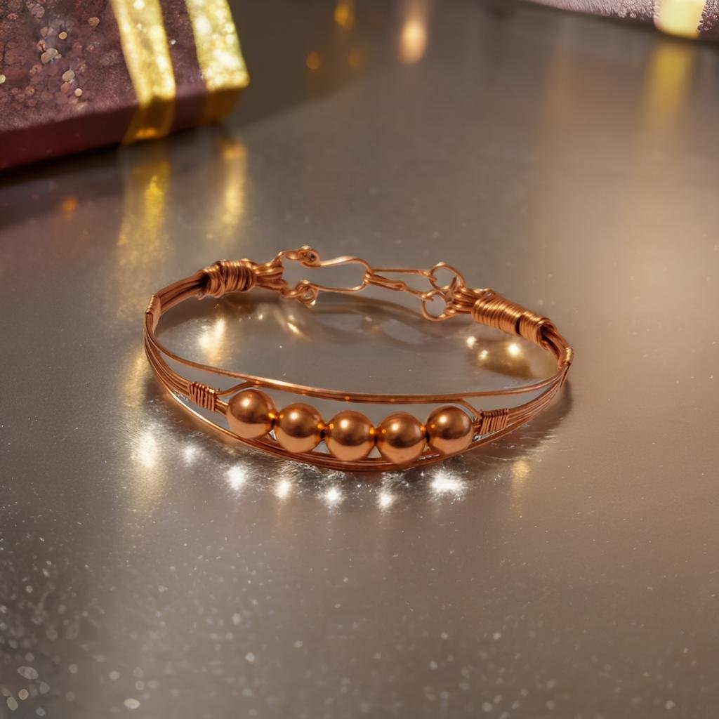 Handmade Copper Wire Cuff Style Bracelet | MakerPlace by Michaels