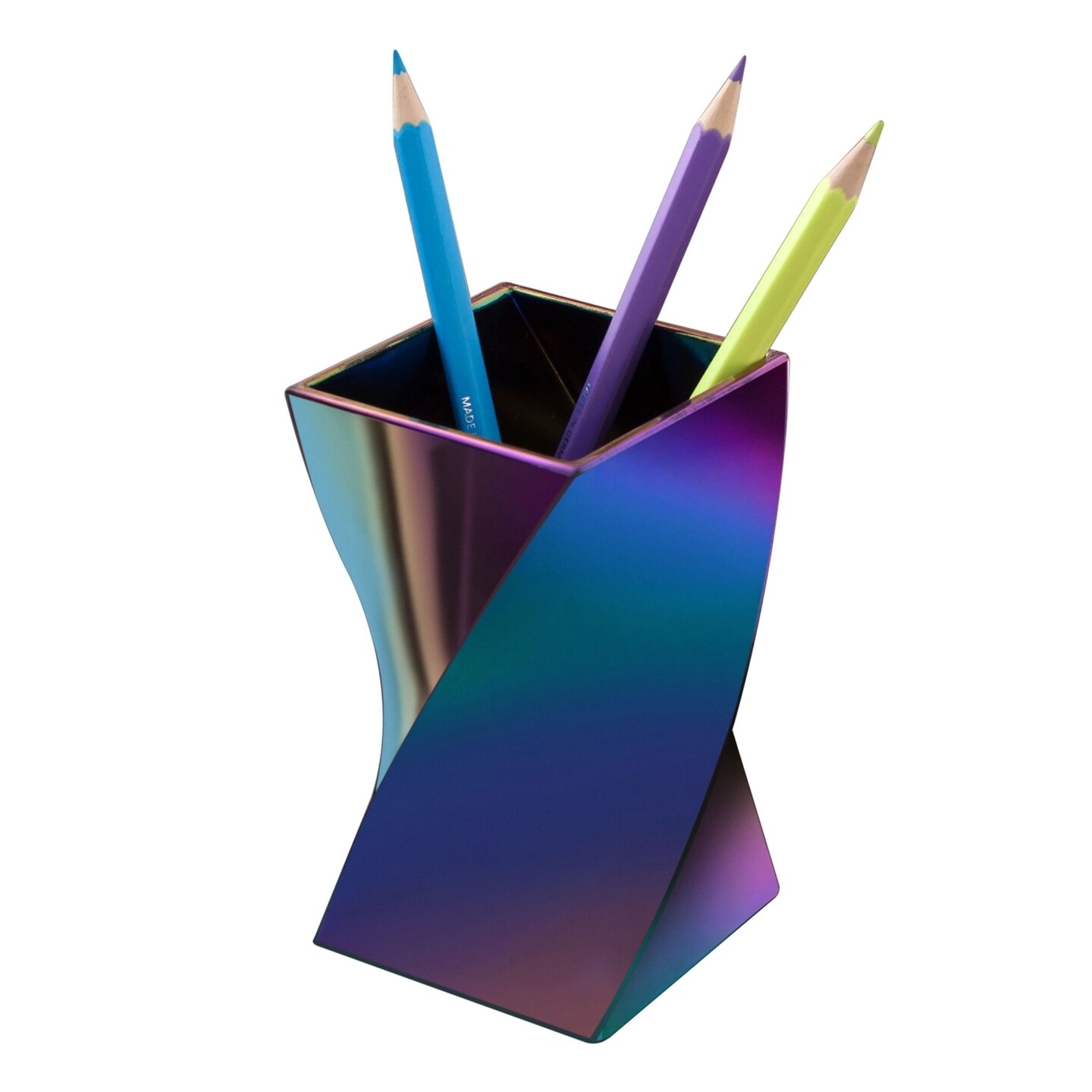 Zodaca Stylish Wave Pen Holder, Pencil Cup Desk & Makeup Brushes ...