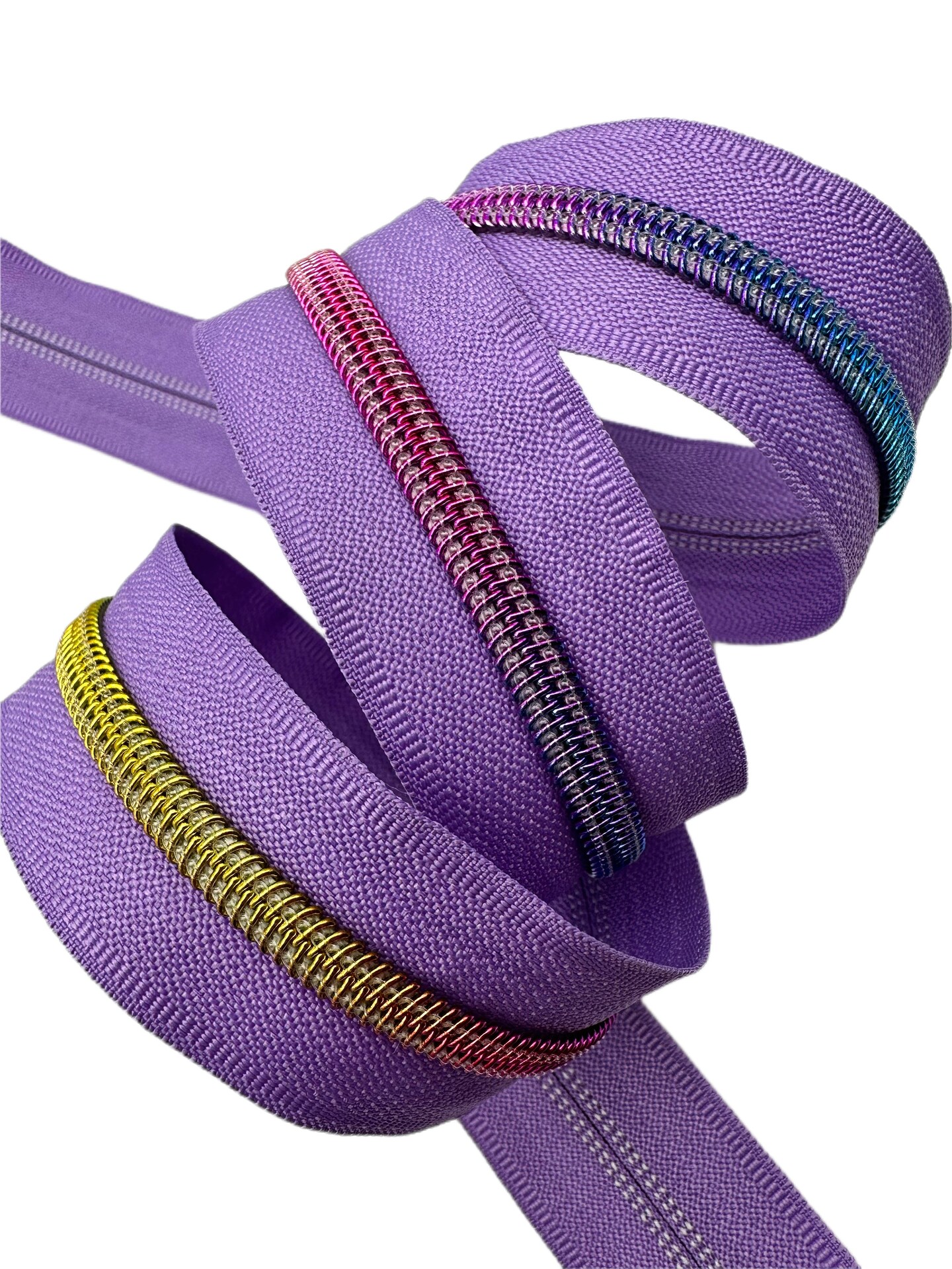 Lavender with rainbow teeth zipper tape | Michaels