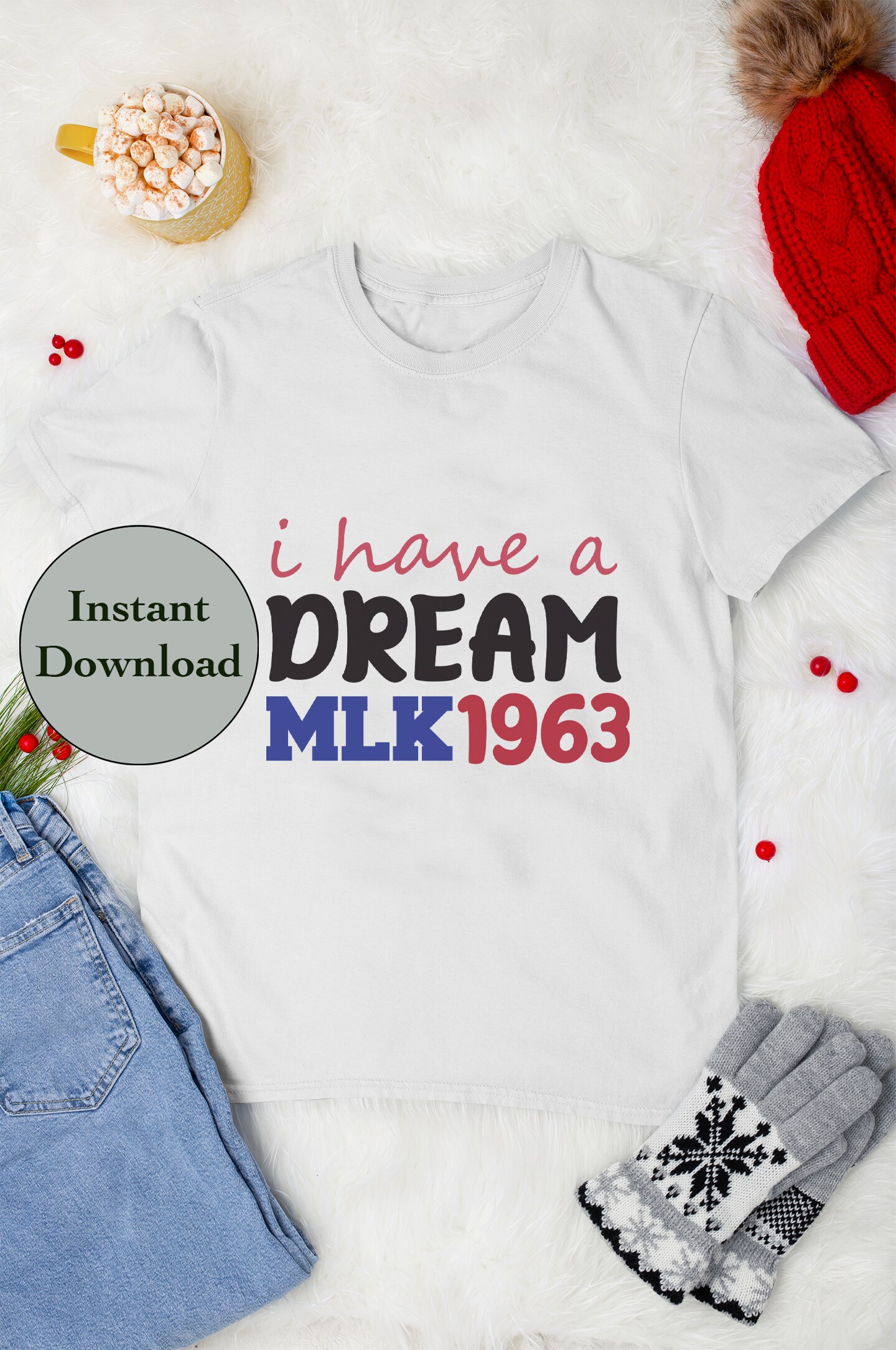 MLK Decor SVG PNG DXF EPS JPG Digital File Download, MLK Day Martin ...