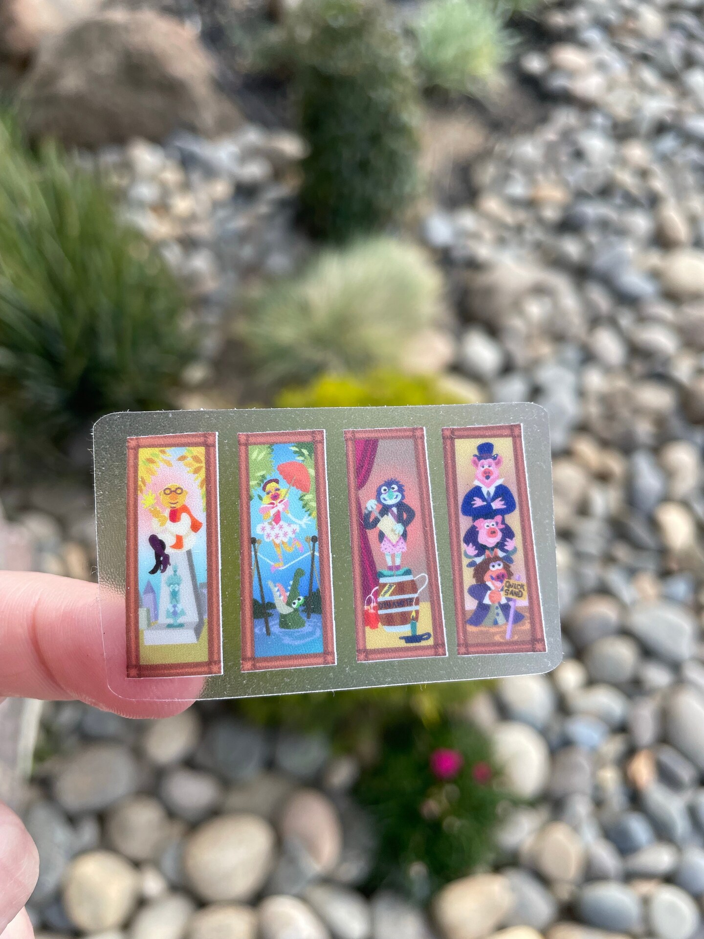 Haunted Portraits Sticker - Clear Weatherproof Vinyl | Michaels