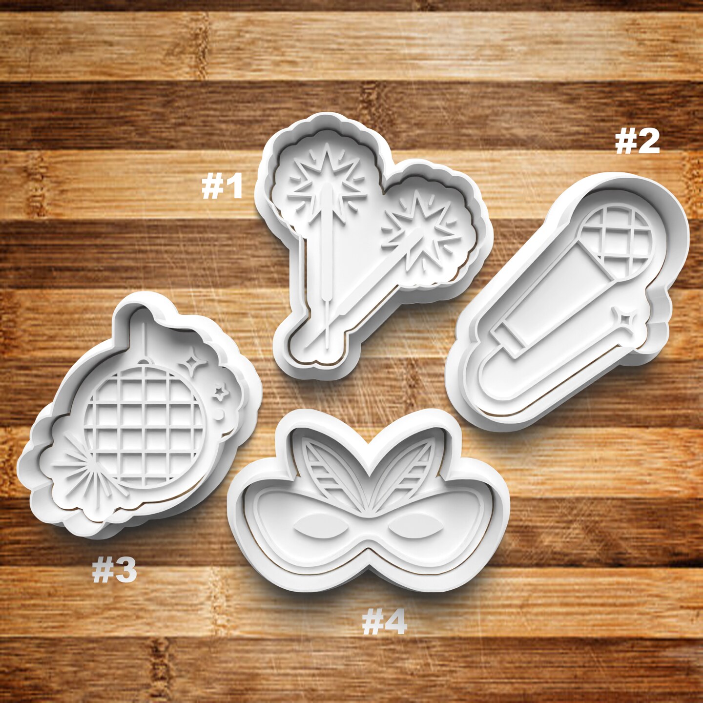 Happy New Year Cookie Cutter | Cookie Stamp | Cookie Embosser | Cookie ...