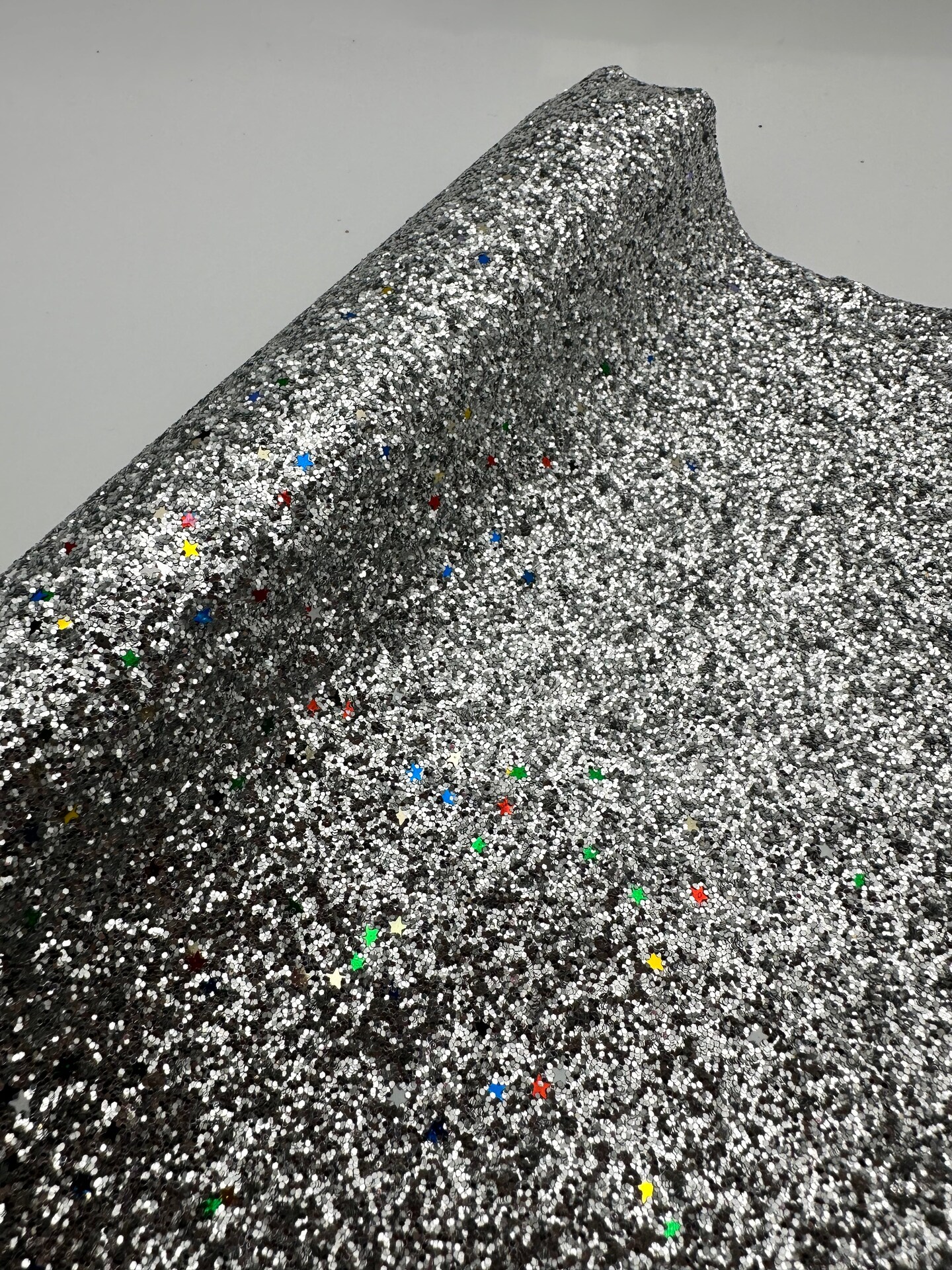 Silver Party Star Glitter Craft Vinyl, Size: 12” | Michaels