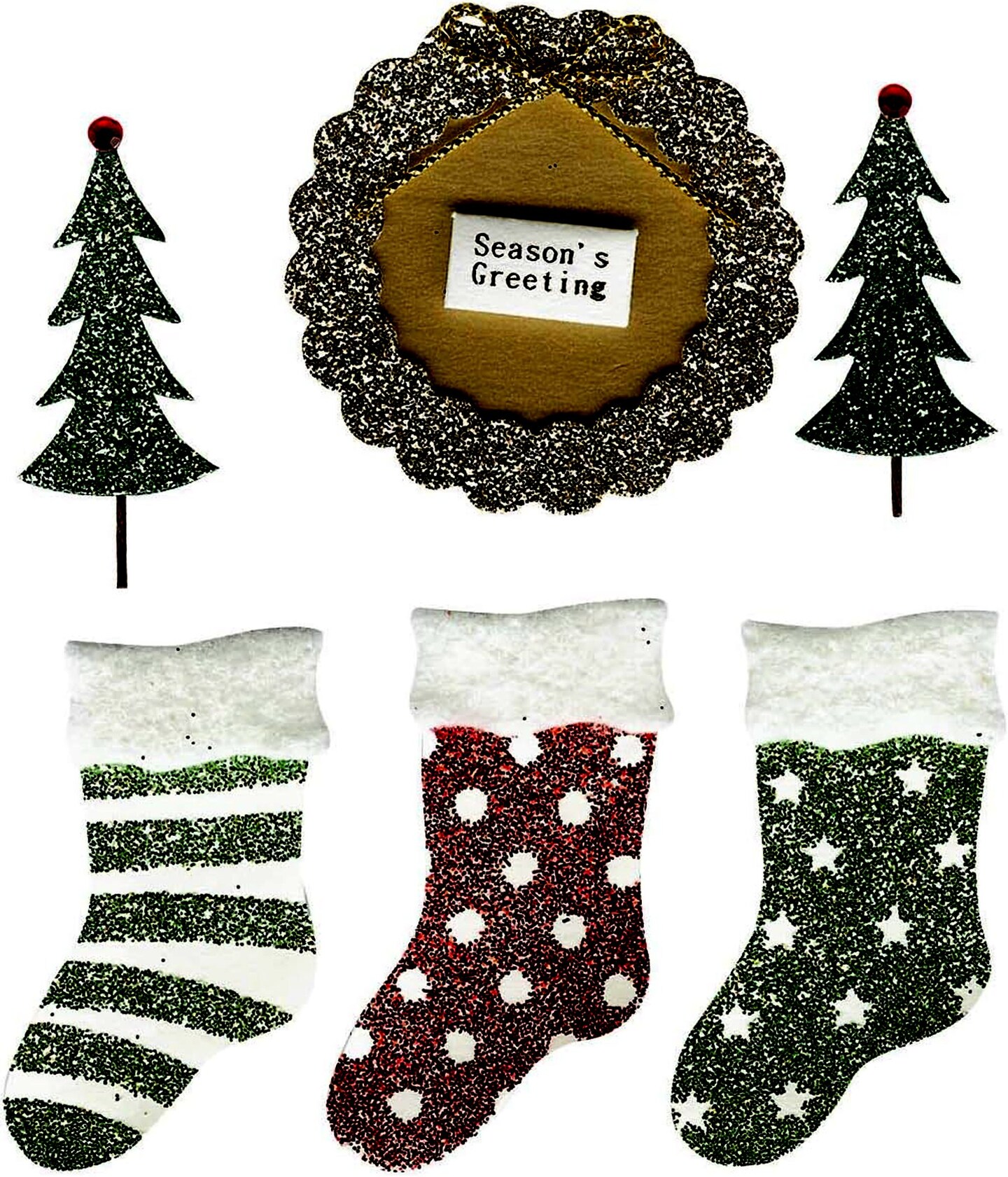 Jolee's Boutique Season's Greetings Dimensional Stickers | Michaels