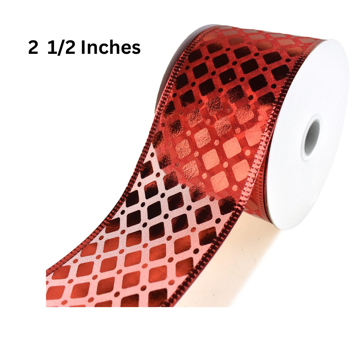 10 yards Embossed Diamonds Sheer Wired Ribbon | Michaels