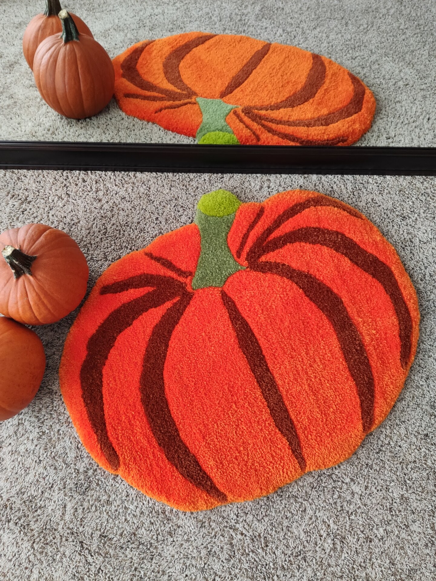 Handmade Pumpkin Tufted Rug | MakerPlace by Michaels