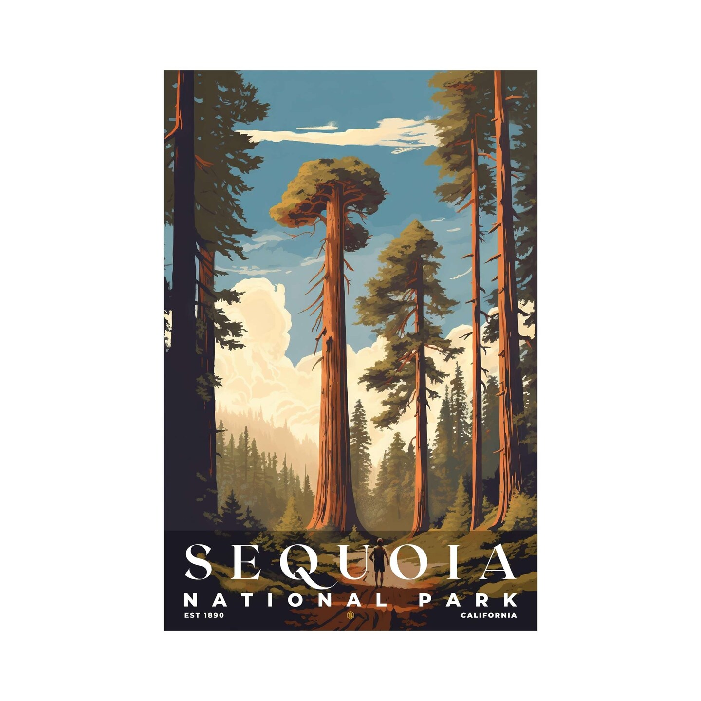 Sequoia National Park Poster, Travel Art, Office Poster, Home Decor ...