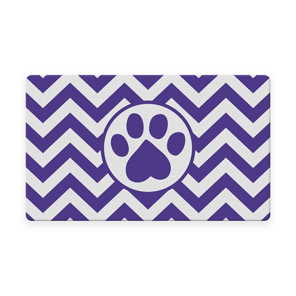 Chevron Paw Door Mat (18 x 30") | Michaels