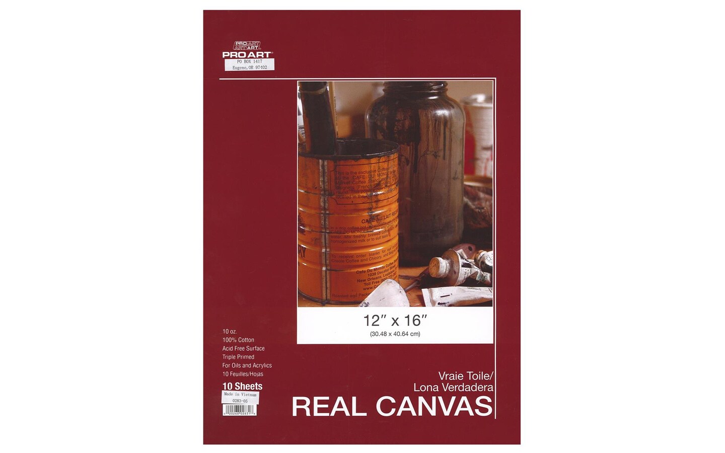 Pro Art Real Canvas Pad 12x16 10sheet | Michaels