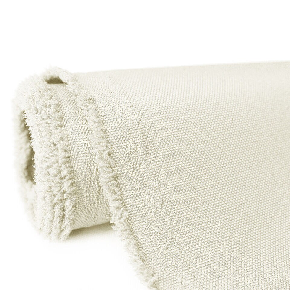 Heavy Duty Outdoor Marine Canvas Fabric 600 Denier Waterproof-IVORY ...