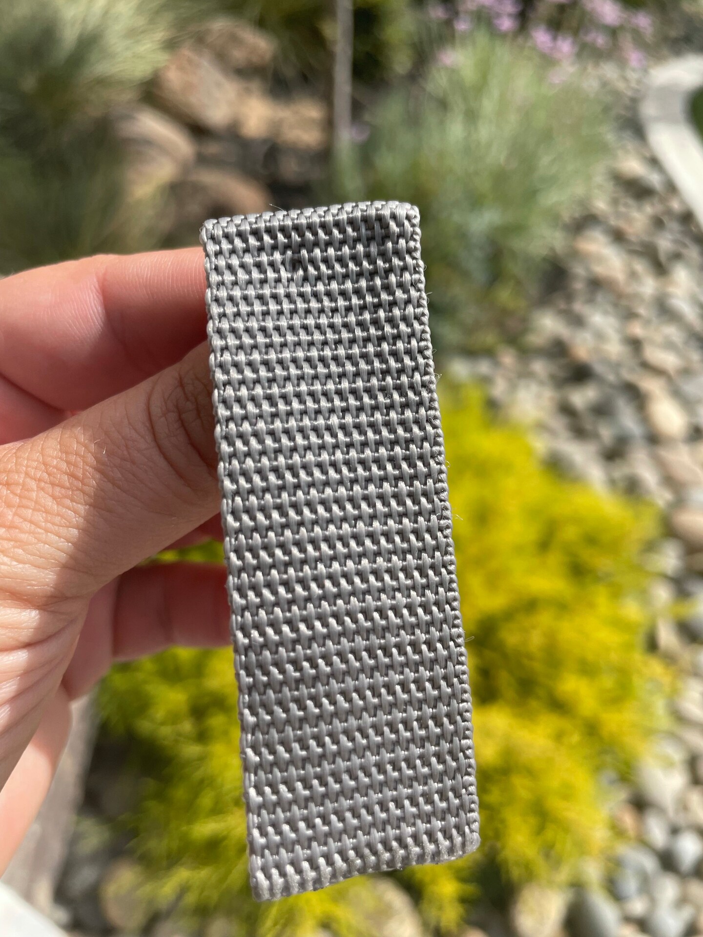 Silver 1” Polypropylene Webbing (by the yard) | Michaels