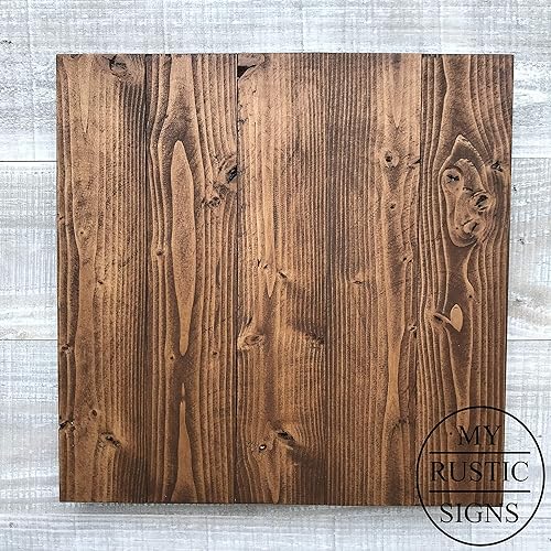 Rustic Wood Sign Blank Dark Walnut Handmade in the USA by My Rustic ...