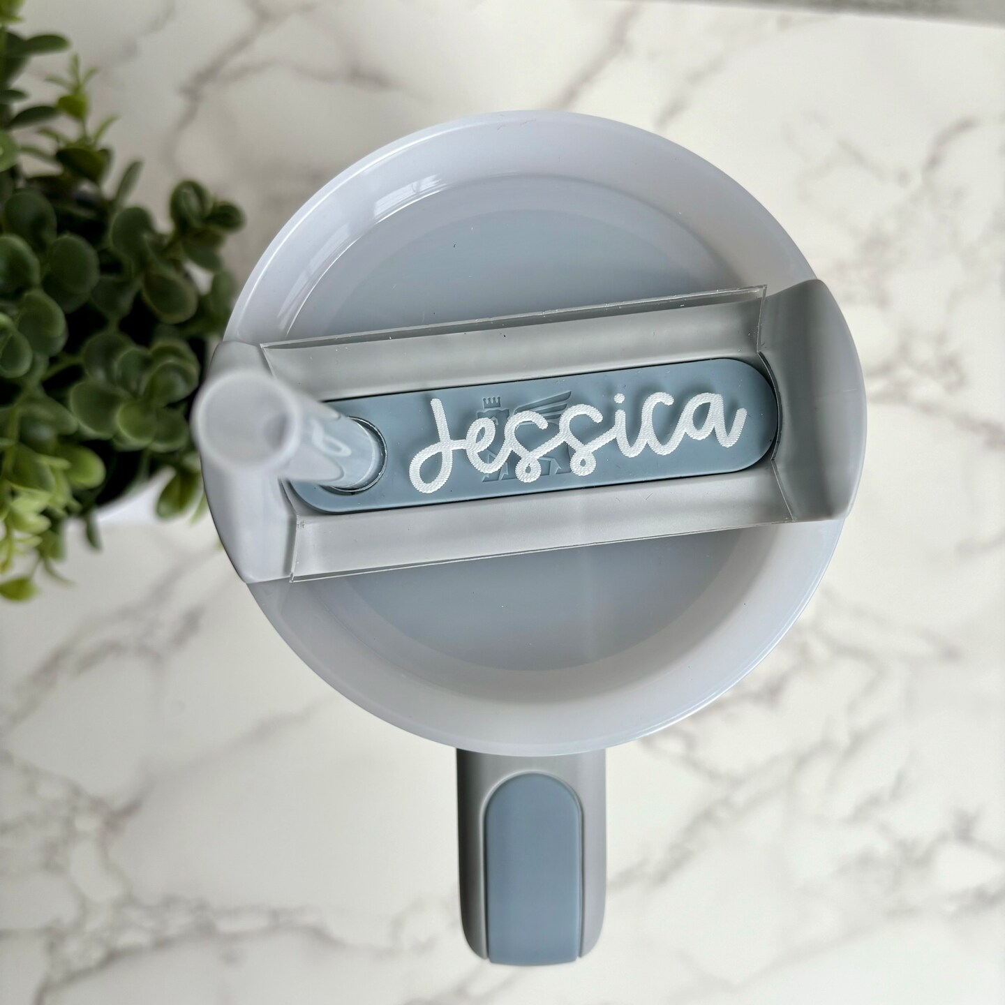 Tumbler Name Topper Plate, Gift for Friend, Stanley H2.0 Name Plate Tag ...