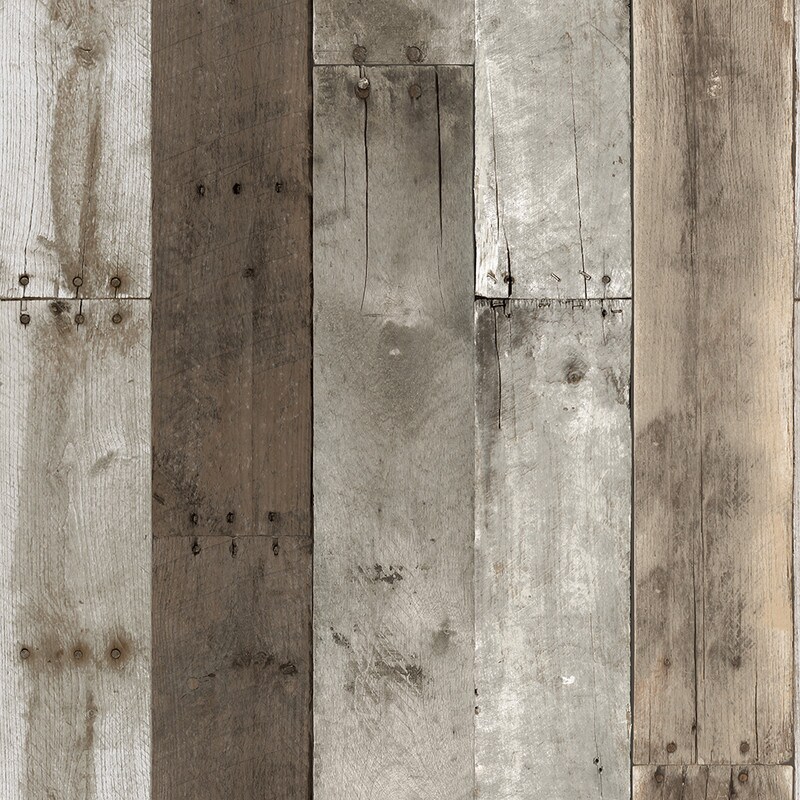 Tempaper & Co. Repurposed Wood Weathered Peel and Stick Wallpaper ...