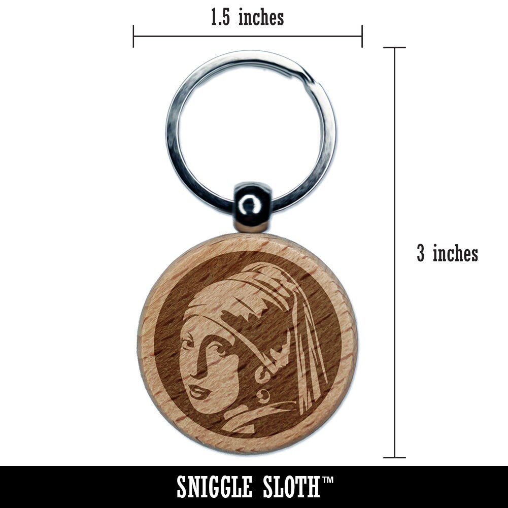 Girl with a Pearl Earring Painting by Johannes Vermeer Engraved Wood ...