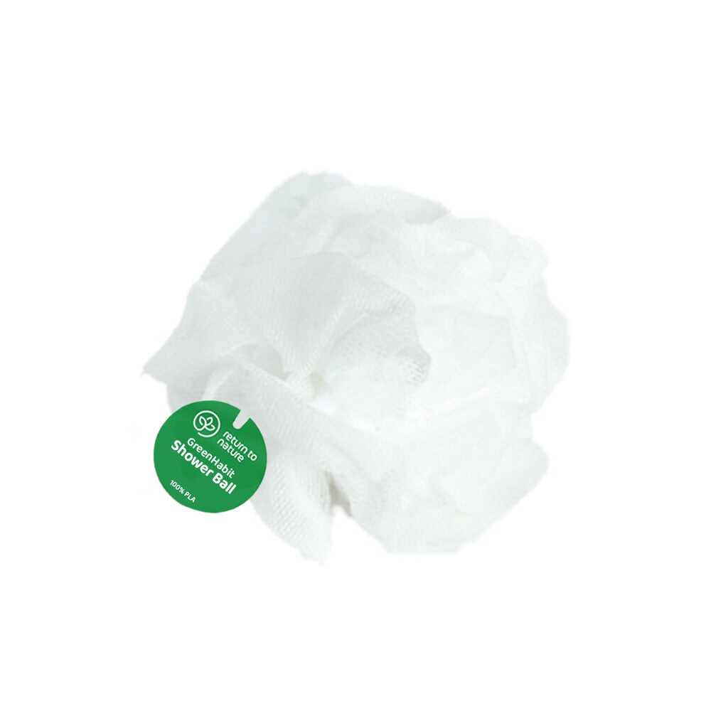 GreenHabit Sensitive Shower Ball - Biomass (PLA100%) No microplastic ...