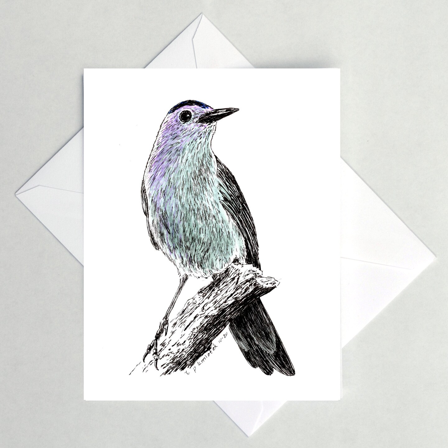 Catbird Note Card, Bird | MakerPlace by Michaels