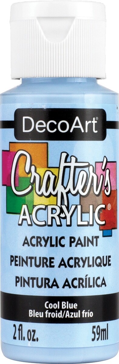 DecoArt Crafter's Acrylic All-Purpose Paint 2oz-Cool Blue | Michaels