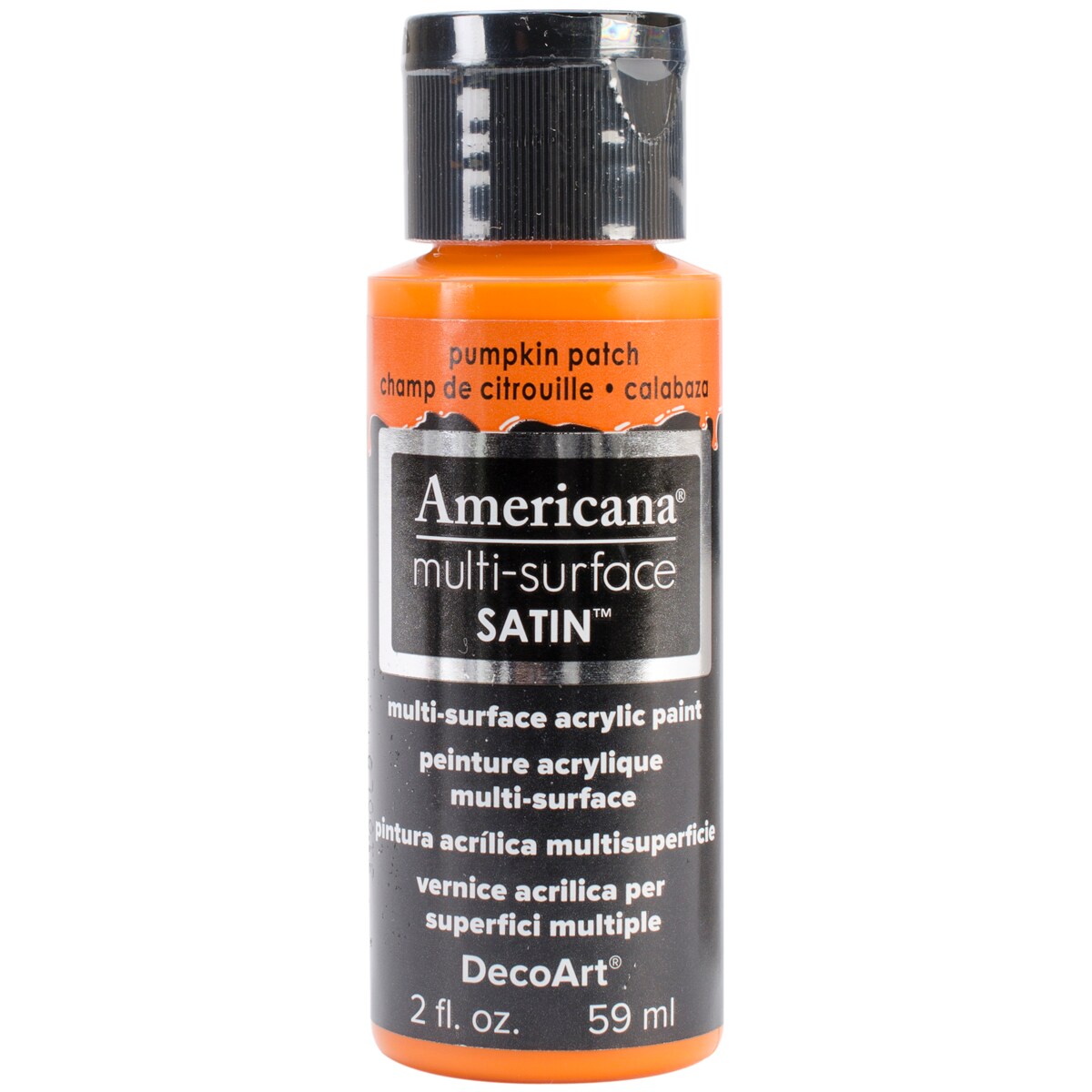 Decoart Americana Multi-Surface Satin Acrylic Paint 2Oz-Pumpkin Patch ...
