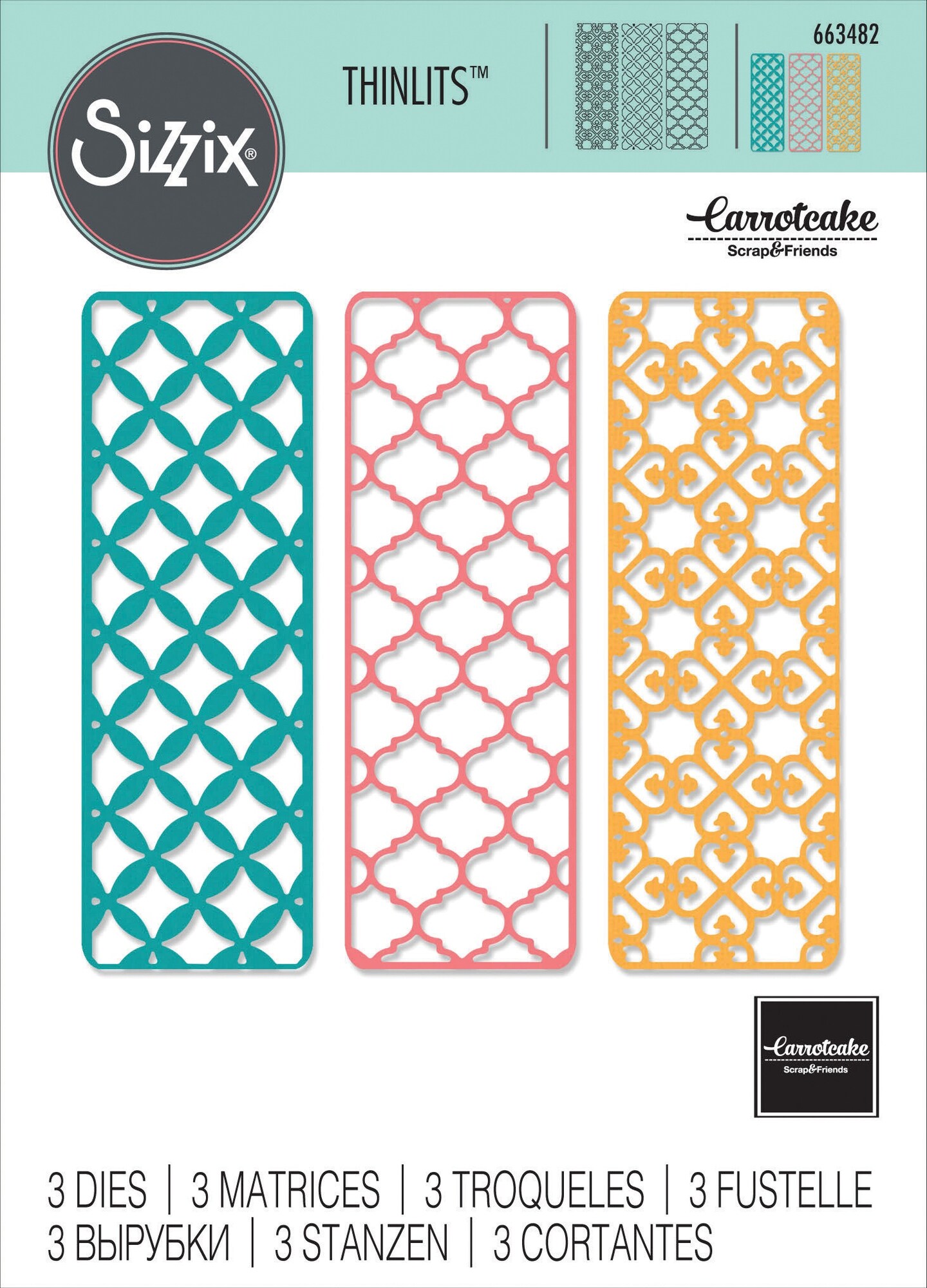 Sizzix Thinlits Dies By Carrotcake-Creative Backgrounds | Michaels