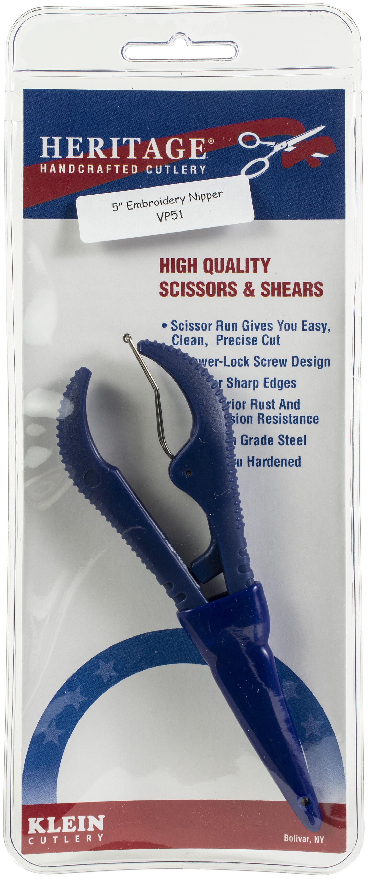 Heritage Cutlery Spring Loaded Embroidery Nippers 5"- | Michaels