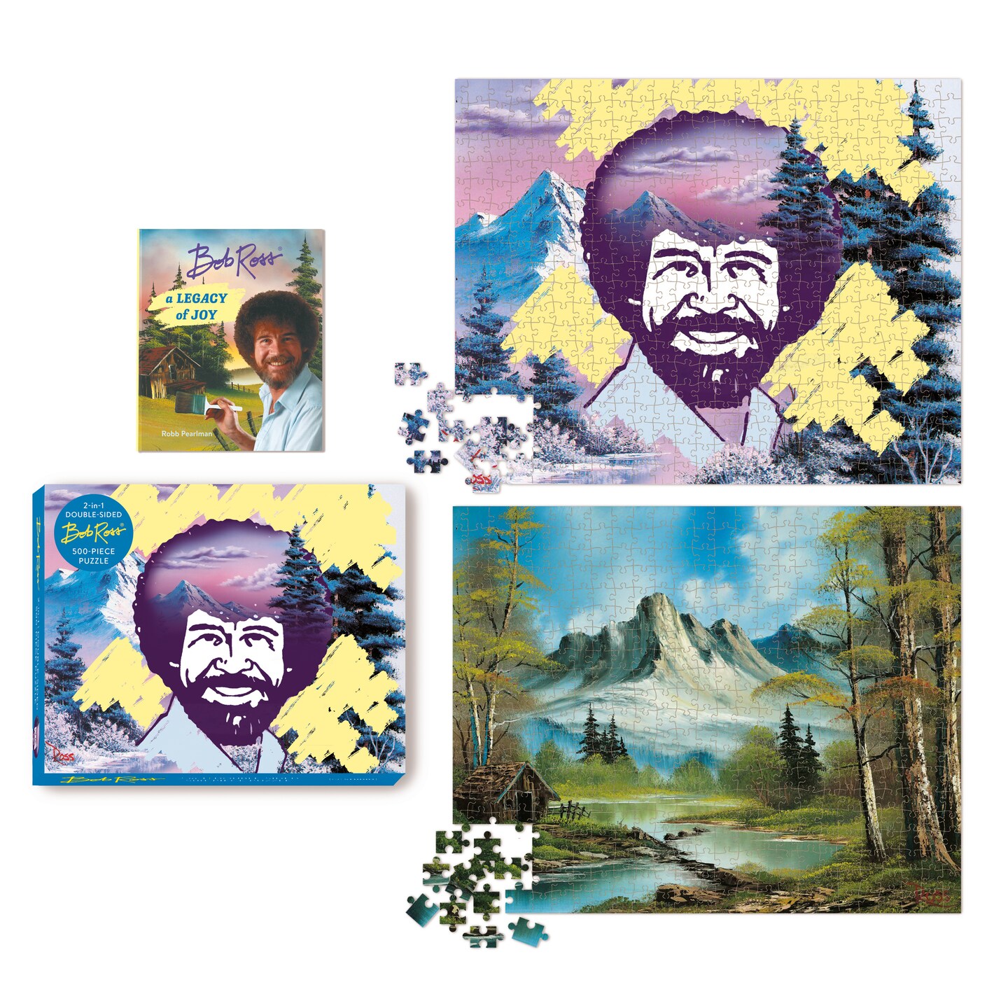 Running Press Bob Ross 2-in-1 Double-Sided 500-Piece Puzzle | Michaels