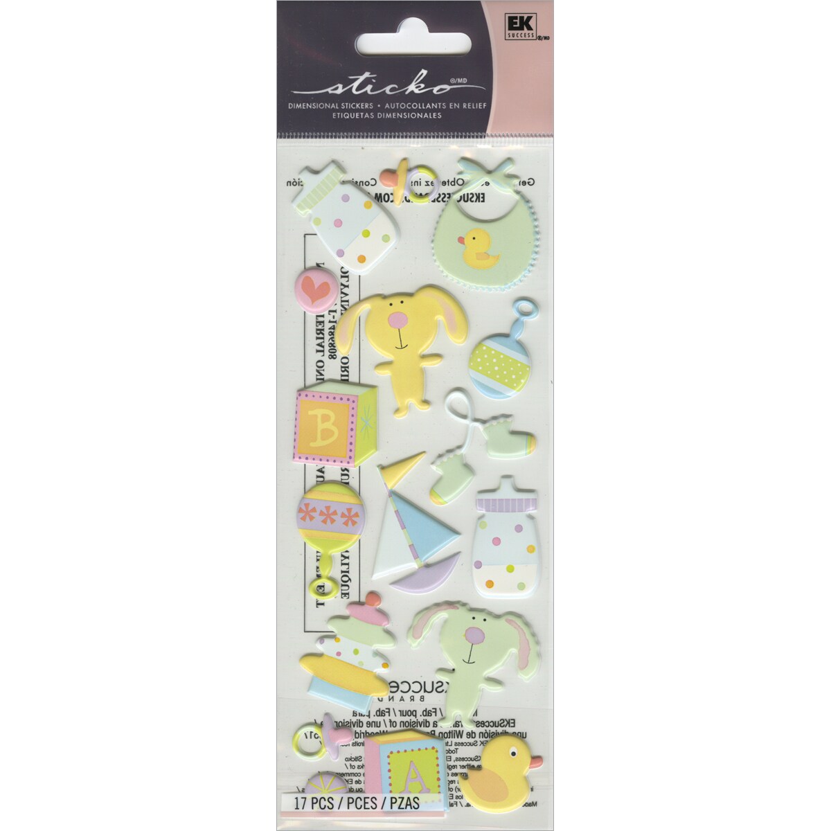 Sticko Dimensional Stickers-Baby Toys | Michaels