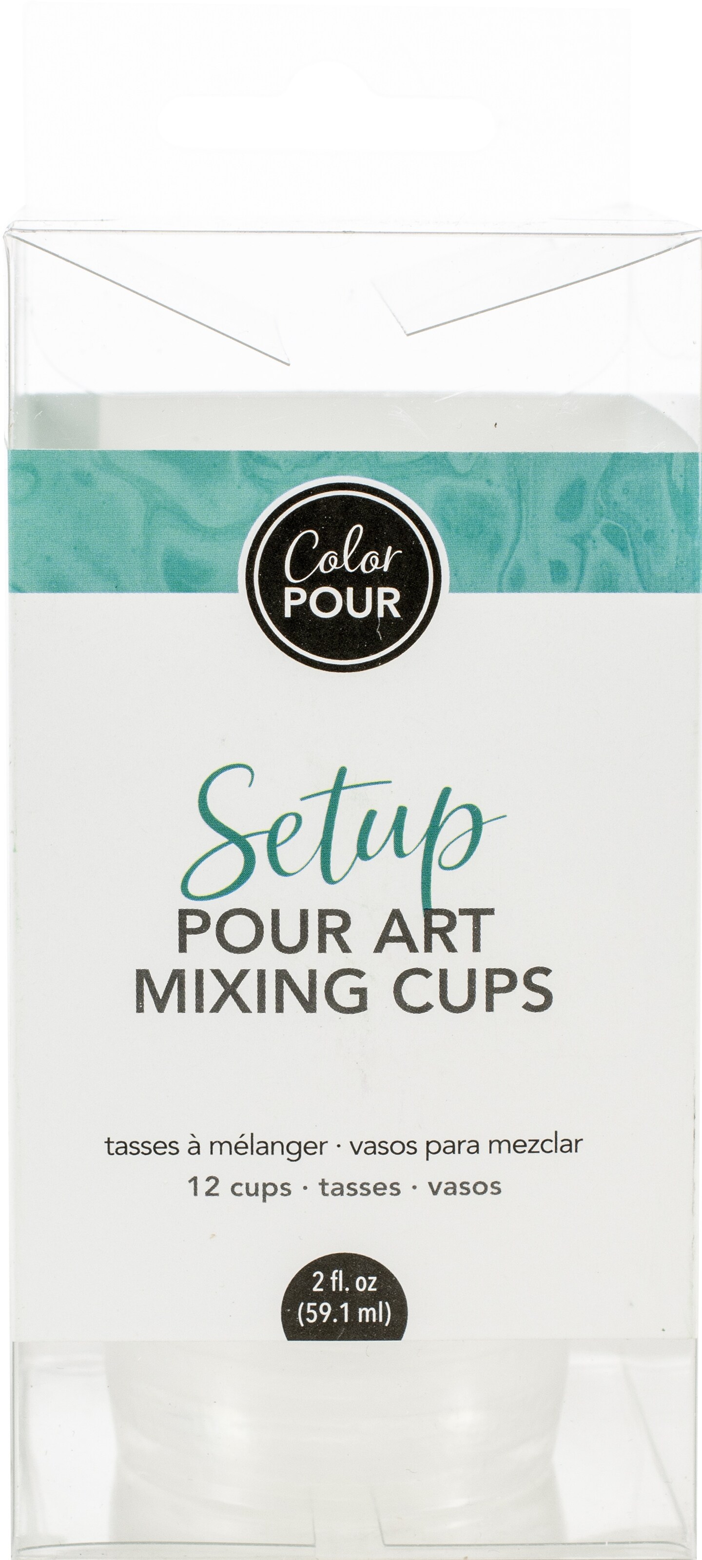 American Crafts Color Pour Mixing Cups 12/Pkg, Count: 1 | Michaels