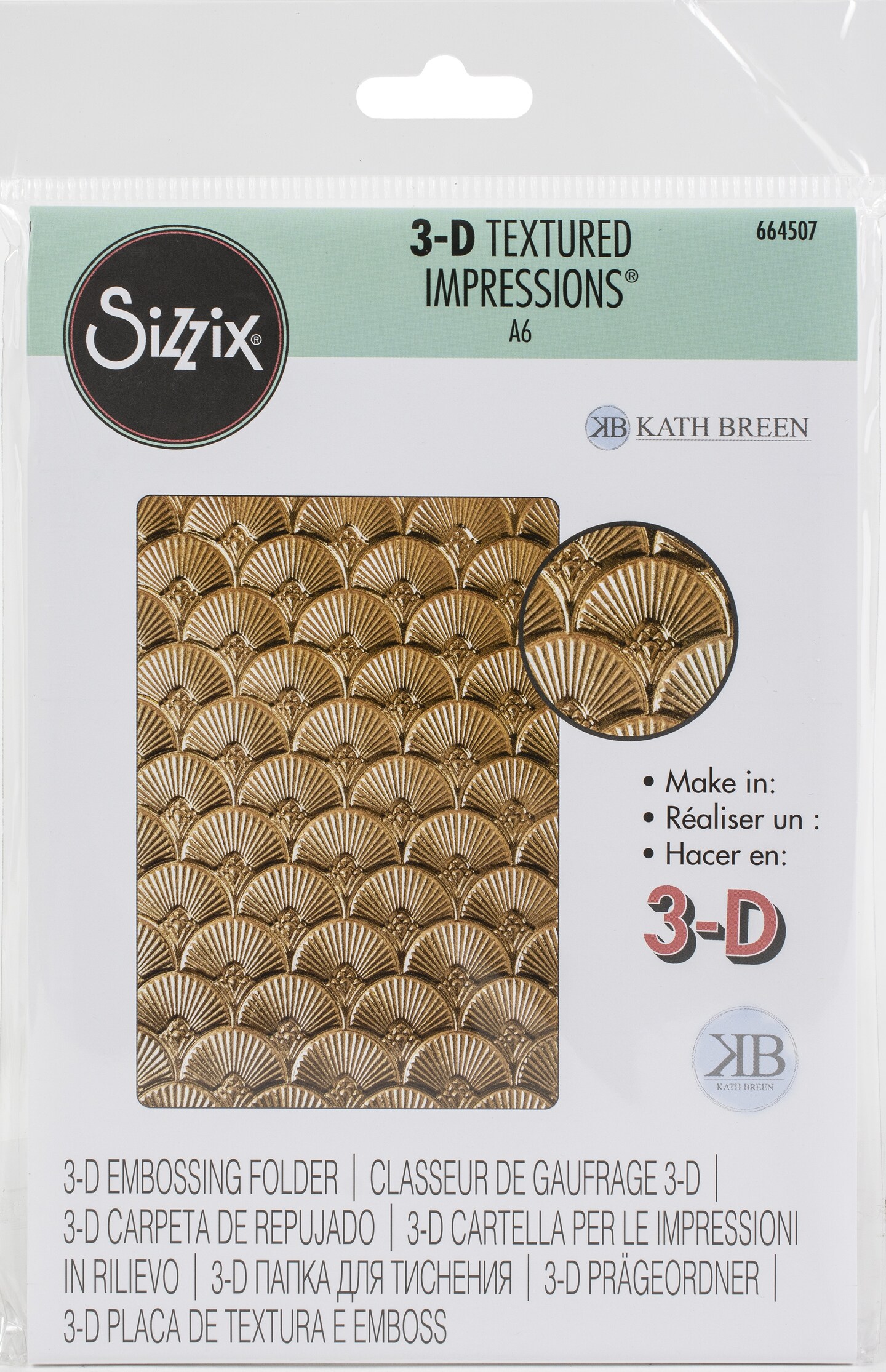 Sizzix 3D Textured Impressions By Kath Breen-Art Deco | Michaels