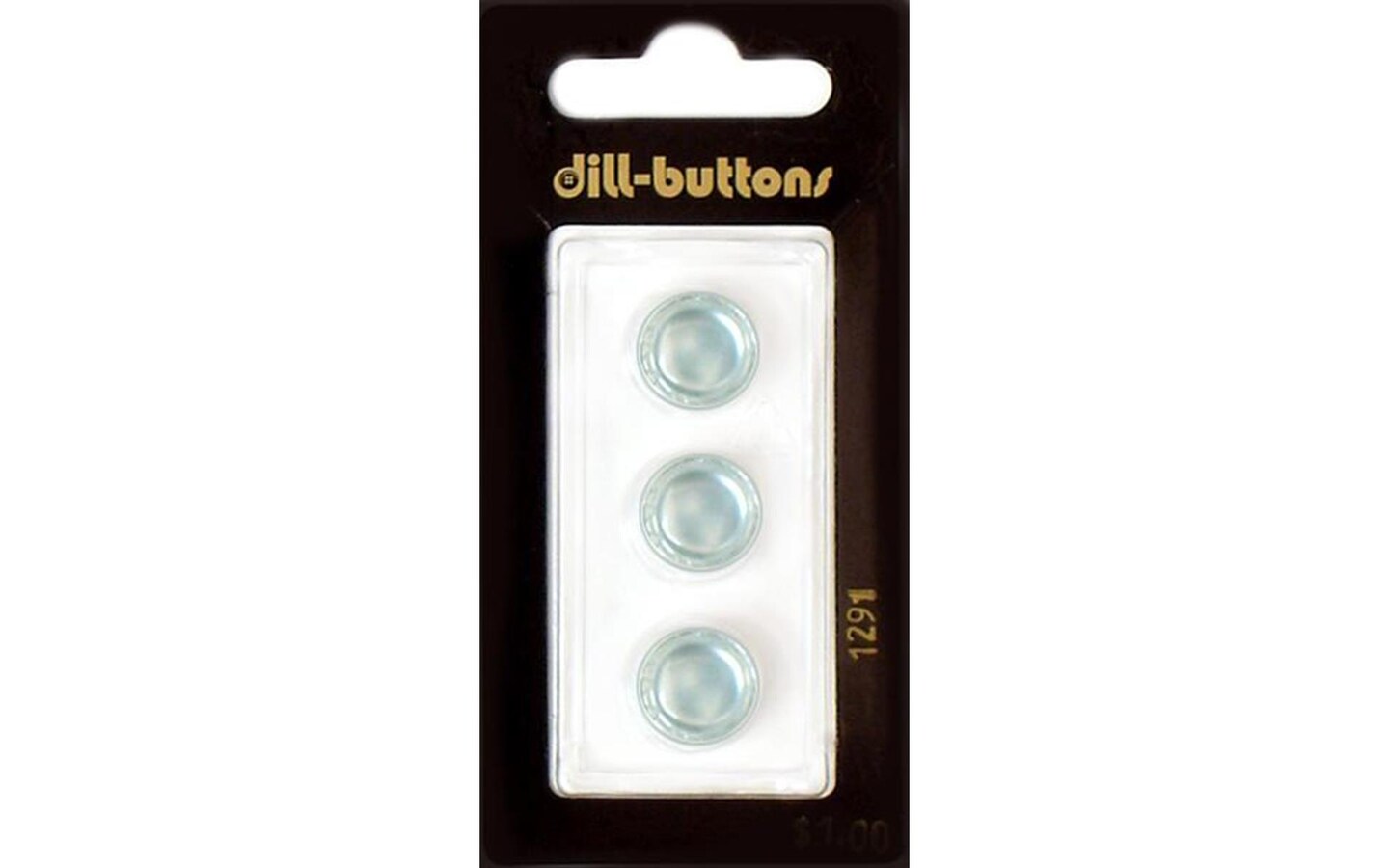 Dill Buttons 13mm 3pc Shank Blue | Michaels