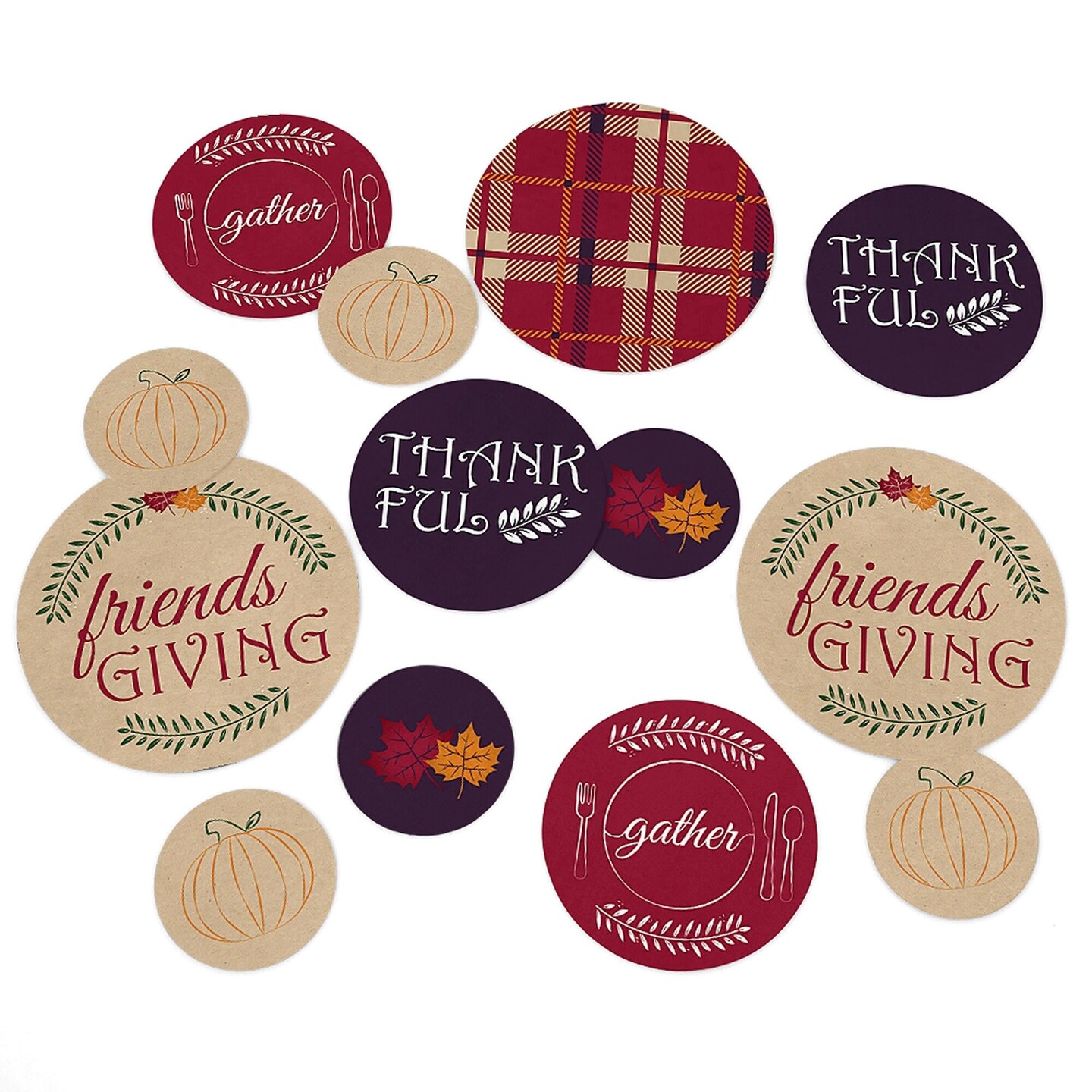 Big Dot of Happiness Friends Thanksgiving Feast - Friendsgiving Party ...