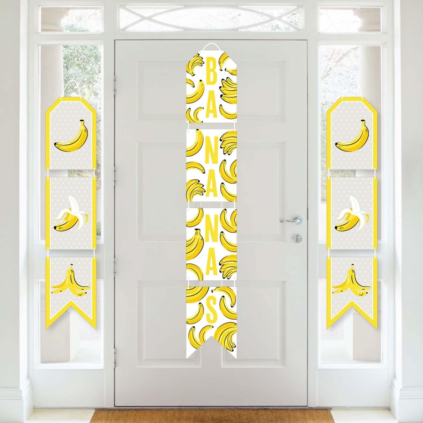 Big Dot of Happiness Let's Go Bananas - Hanging Vertical Paper Door ...