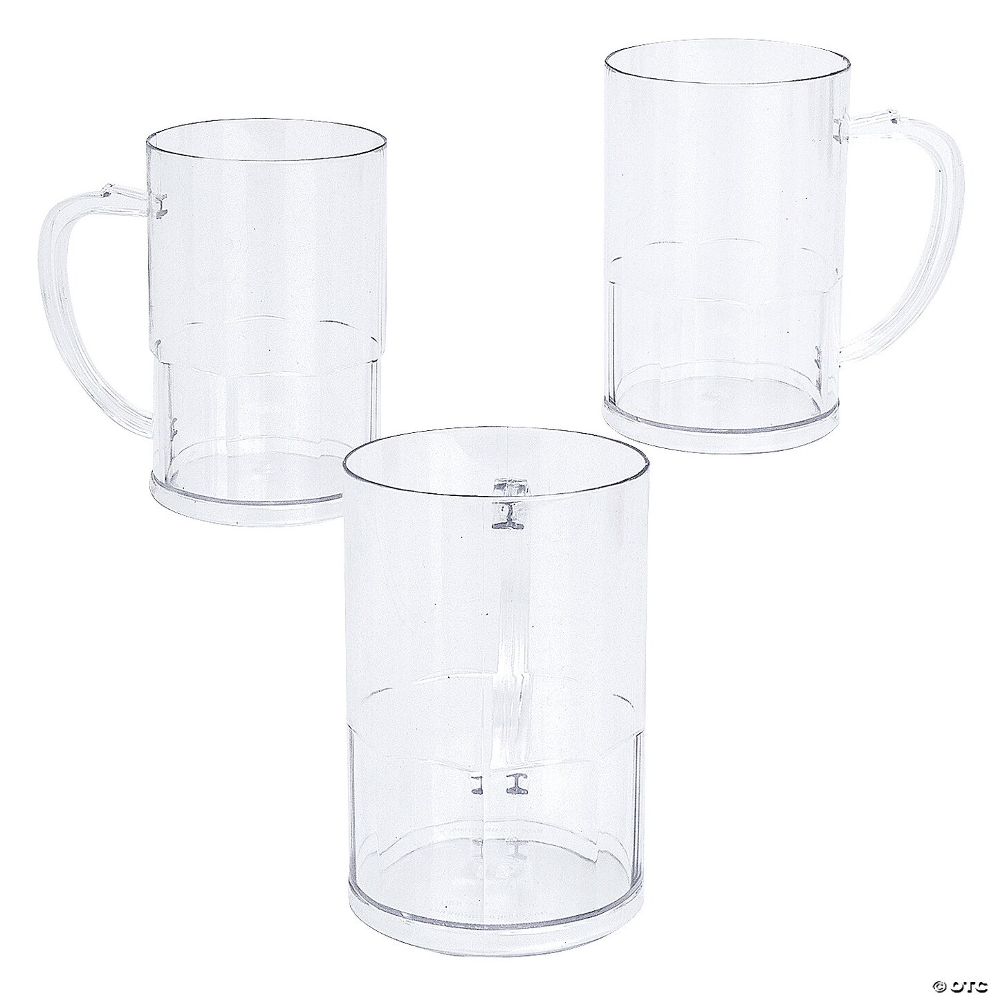 14 oz. Red Reusable Plastic Mugs - 12 Ct., Color: Clear | Michaels