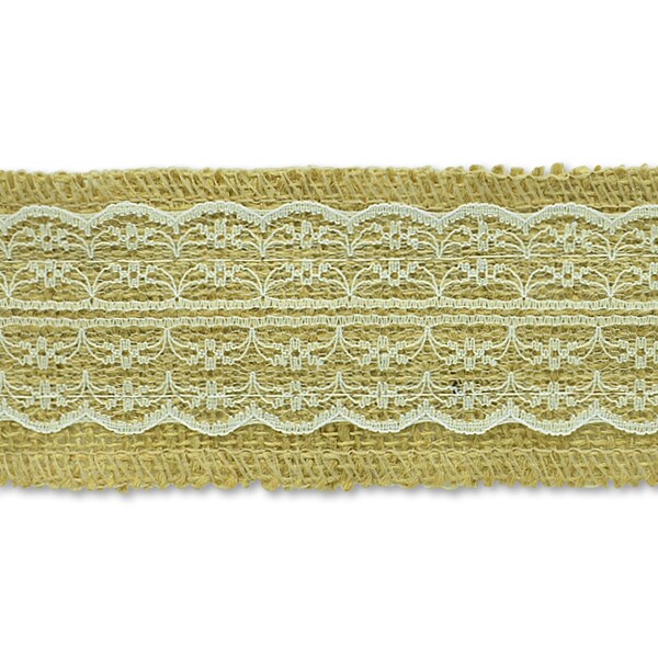 10 Yards of Brylee Jute Lace Trim | 10 yard cut | Michaels