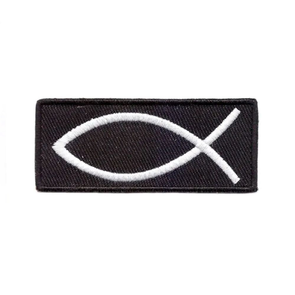 Kitcheniva Ichthys Jesus Fish Christian Embroidered Patch | Michaels