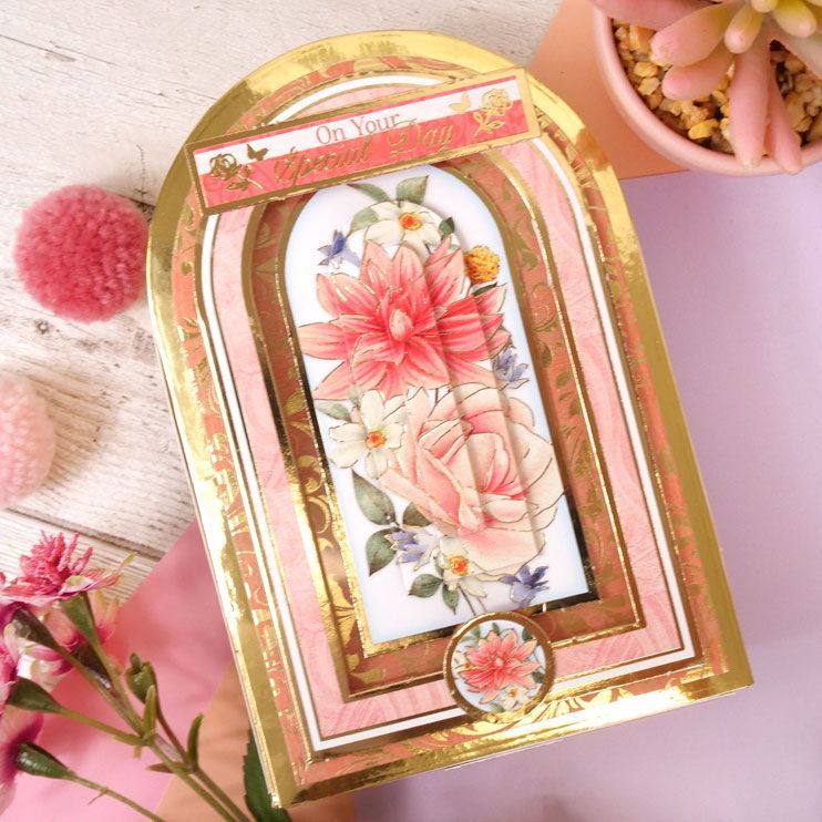 Hunkydory Crafts Floral Archway Concept Card Kit | Michaels