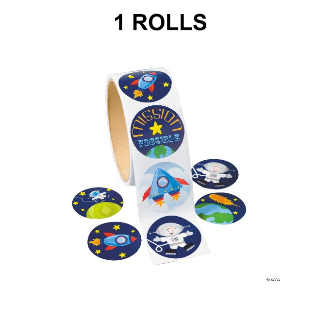 Space Sticker Roll 100 Pieces | Michaels