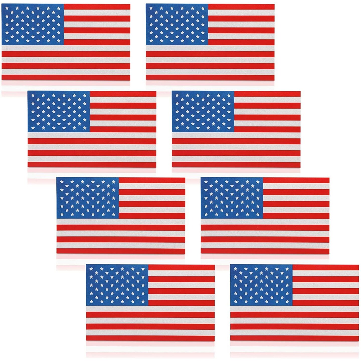 American Flag Vinyl Decal for Car Sticker, Reflective Sticker Pack ...