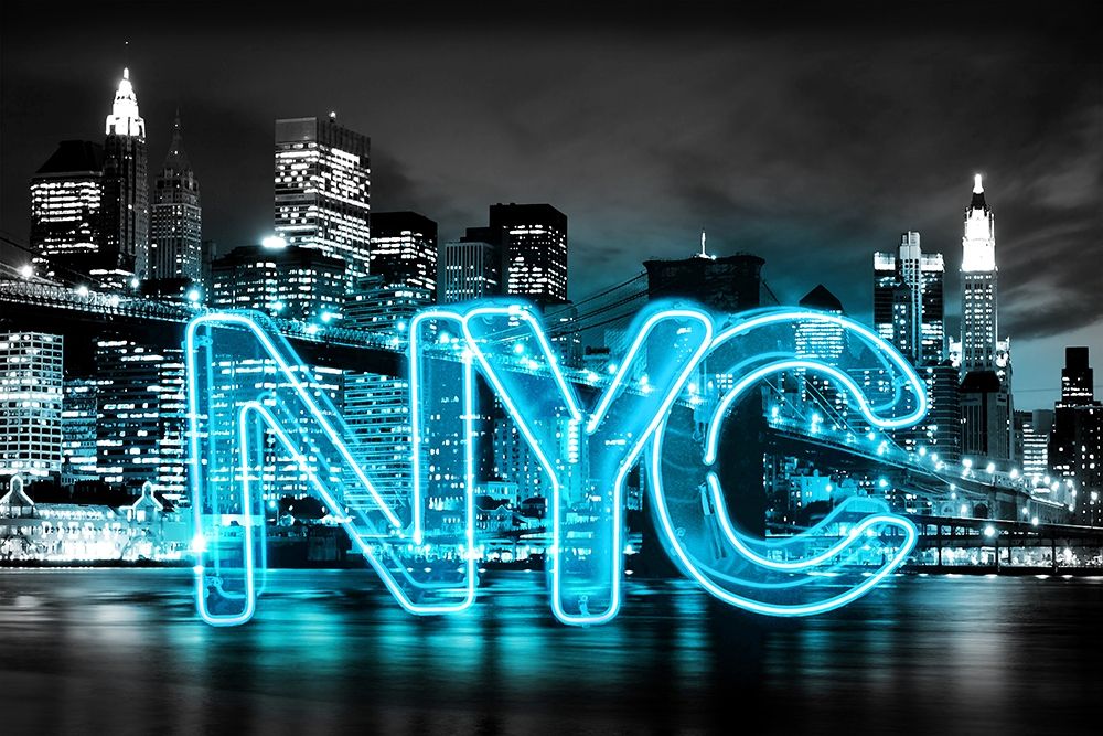 Neon New York City AB Poster Print by Hailey Carr # HR116169 | Michaels