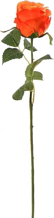 48-Pack: Rose Bud Stem with Realistic Silk Foliage by Floral Home ...