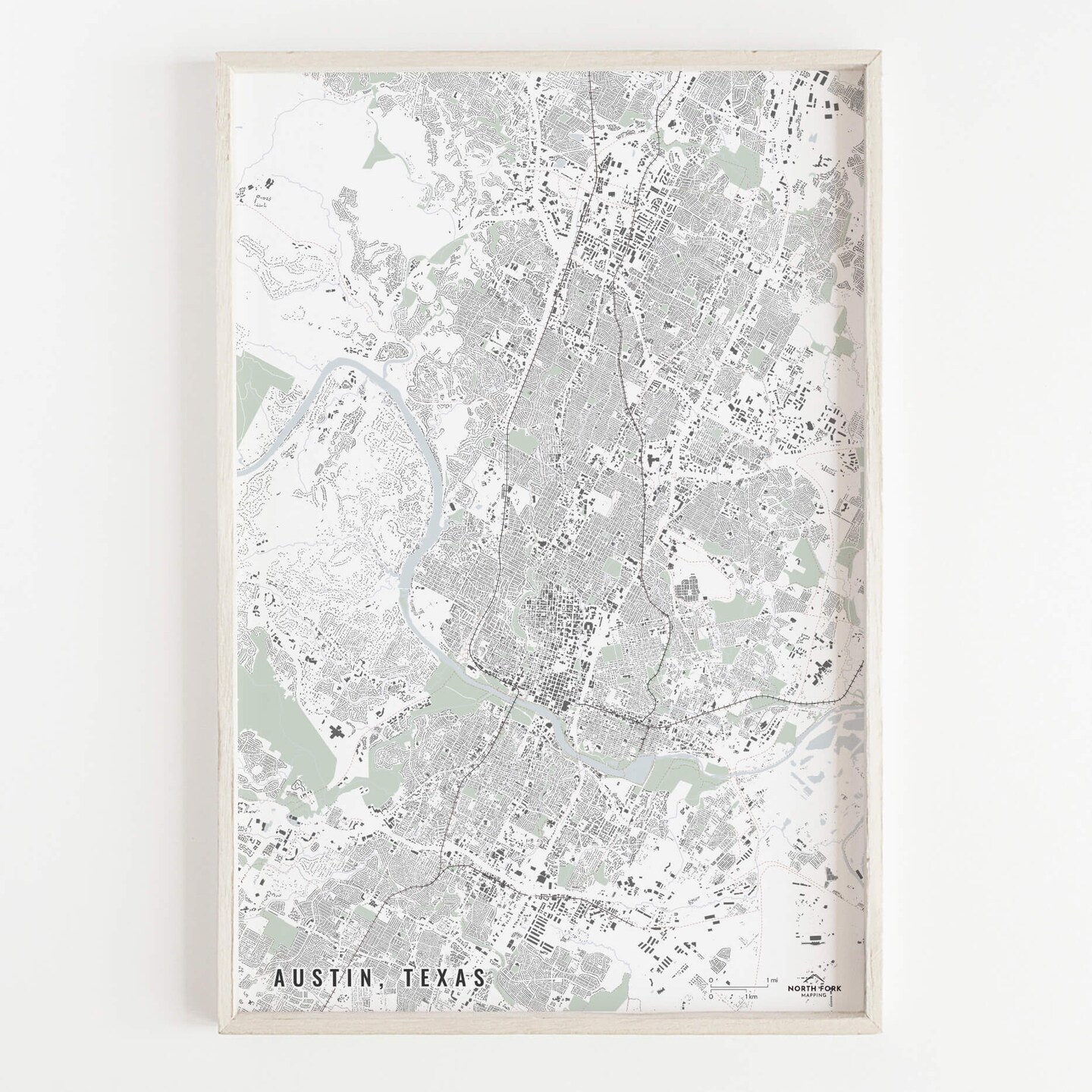 Austin Map, Minimalist Map, Wall Art, Texas Gift, Travel Map, Austin ...