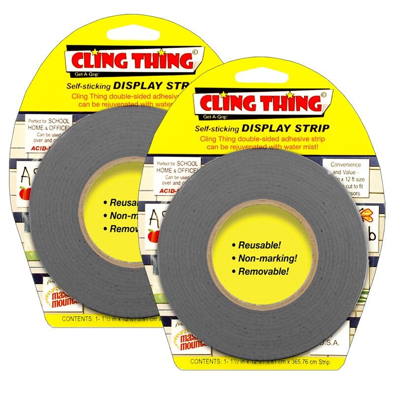 Cling Thing® Display Strip, Gray, Pack Of 2 | Michaels