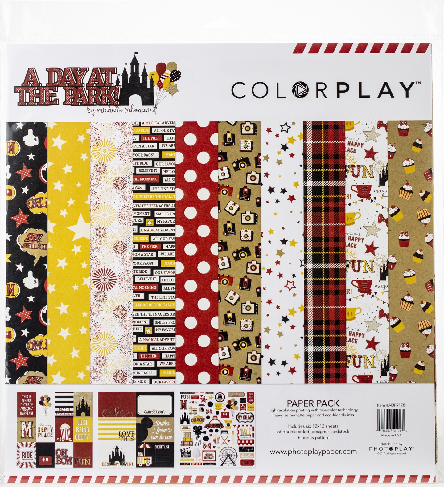 Colorplay Collection Pack 12"X12"-A Day At The Park | Michaels